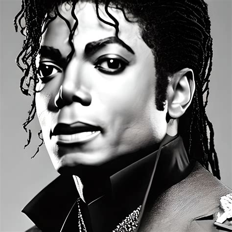 Michael Jackson In Black Etsy
