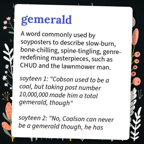 Urban Dictionary Gemerald