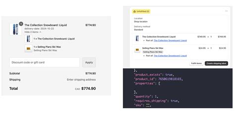 Line Item Properties Missing Following Cart Transform Expand Operation