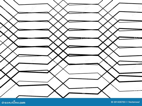 Geometric Structure Angular Angled Lines Stripes Grid Mesh And Trellis Grating Pattern
