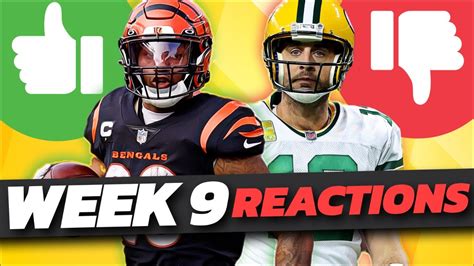 Week 9 Fantasy Football Instant Reactions Nfl Recap Youtube