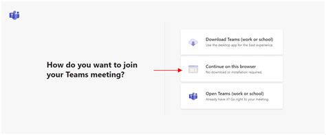 Panduan Join Meeting Via Microsoft Teams Web Browser Direktorat Pusat Teknologi Informasi