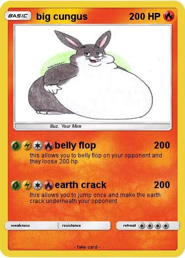 Pokémon Big Cungus 6 6 Belly Flop My Pokemon Card