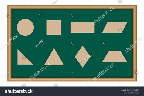 2d Basic Geometric Shapes Set Square Right Royalty Free Stock Vector 2321558227