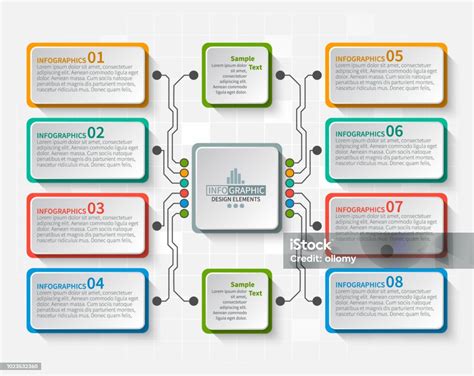 추상적인 3d 종이 인포 그래픽 비즈니스 템플릿입니다 벡터 일러스트 레이 션 거래자에 대한 스톡 벡터 아트 및 기타 이미지 거래자 공란 깨끗한 Istock