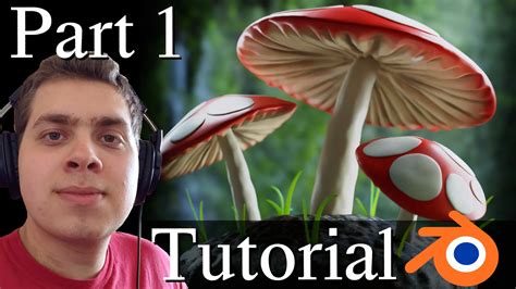 Mushroom Forest Scene Blender Flippednormals