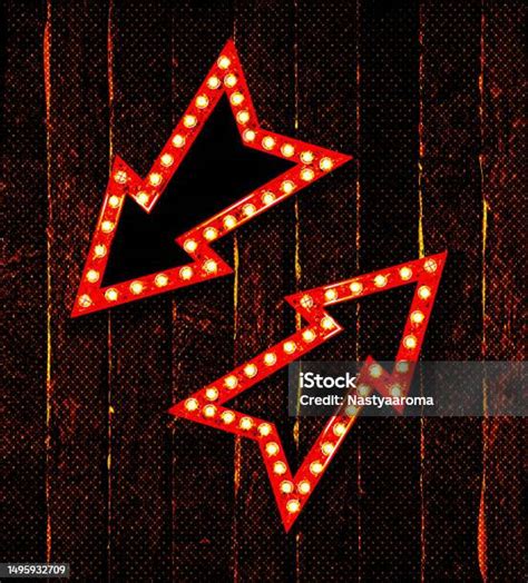 Vector Realistic 3d Volumetric Icon On Marquee Sign向量圖形及更多交通標誌圖片 Istock