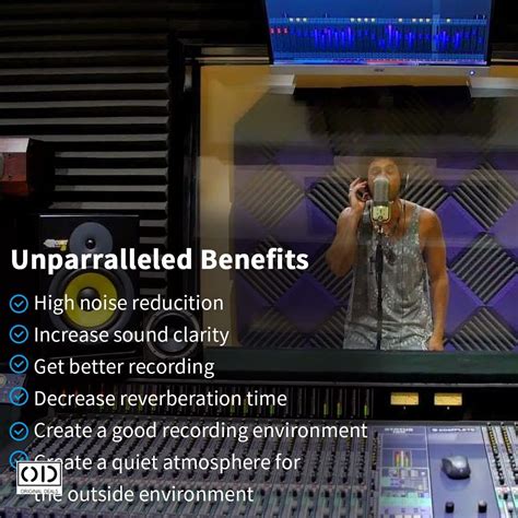 Комплект панели за шумо и звукоизолация 12 броя Огнеупорна полиуретанова пяна Самозалепваши