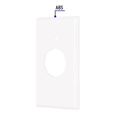 Tapa De Placa Para Contacto Redondo Dimmer Blanco Rantec Electronics