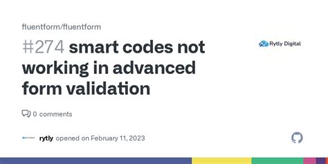 Smart Codes Not Working In Advanced Form Validation Issue 274
