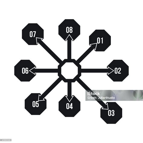 Flowchart Diagram Scheme Icon Simple Style Stock Illustration