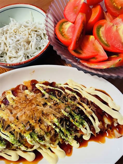 小麦粉（orおから粉）で簡単お好み焼き By ＊caco＊caco 【クックパッド】 簡単おいしいみんなのレシピが395万品
