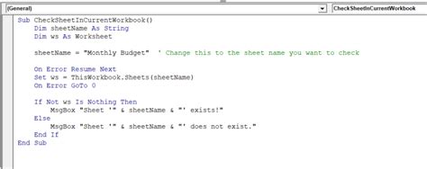 How To Check If A Sheet Exists With Excel Vba 5 Examples Excel Insider