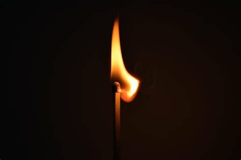 How To Light A Matchstick Hand That Held The Matchbox Put The
