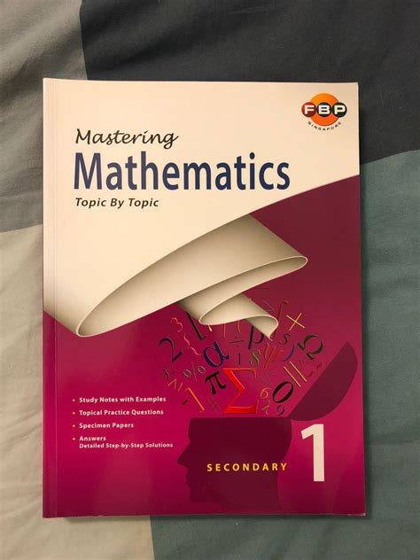 Singapore Maths Textbook Secondary 1 Hobbies And Toys Books
