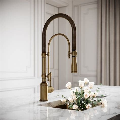 Deco Claridge Aged Bronze Traditional Pull Out Kitchen Mixer Tap Artofit