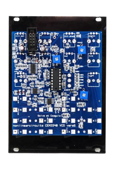 Cem3340 Vco 3340 Voltage Controlled Oscillator Nonlinear Circuits