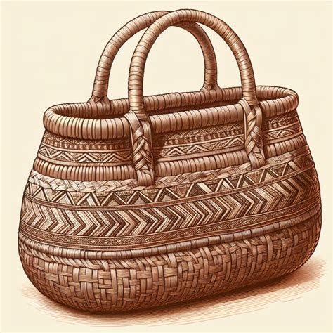 Traditional Bayong From Region 3 Ph Hand Woven Bag Image Ai Art