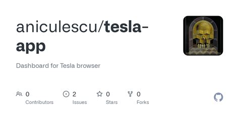 GitHub Aniculescu Tesla App Dashboard For Tesla Browser