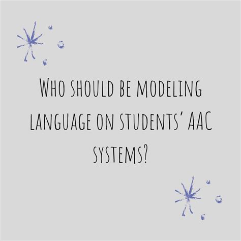 Modeling Language With Aac Senseable Literacy