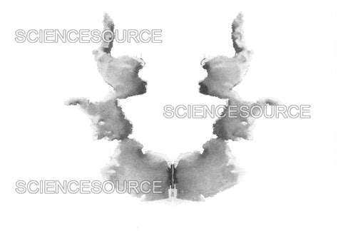 Rorschach Test Card No 7 Stock Image Science Source Images