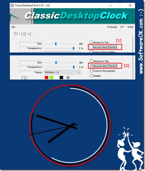 The Second Hand On The Analog Desktop Clock On Windows Is Gone