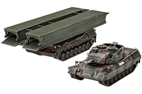 Revell Leopard 1a5 And Bridgelayer Biber 1 72 03307 Mj