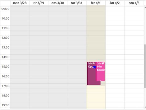 Jquery How To Prevent Fullcalendar Events With The Same Timeperiod