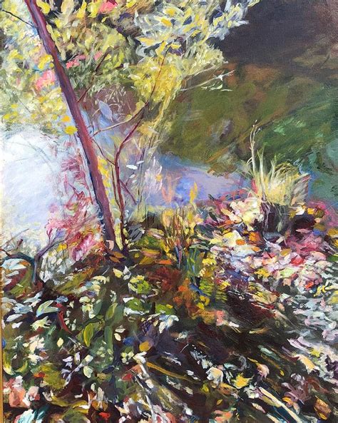 Pond Tree Painting By Tom Huffaker Fine Art America