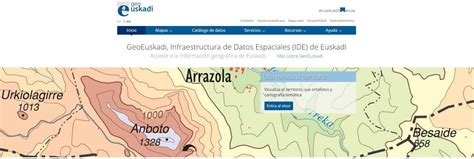 Blog IDEE Monografico Sobre GeoEuskadi