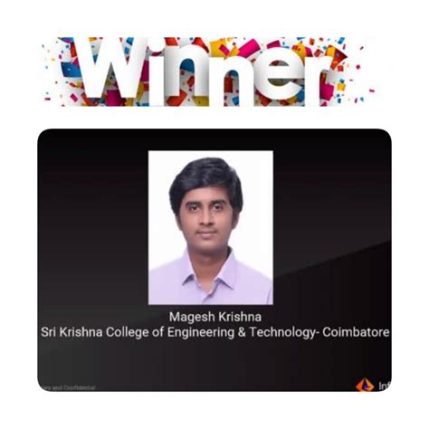 Drjayasudha Subburaj On Linkedin Skcet Informatica Infathon