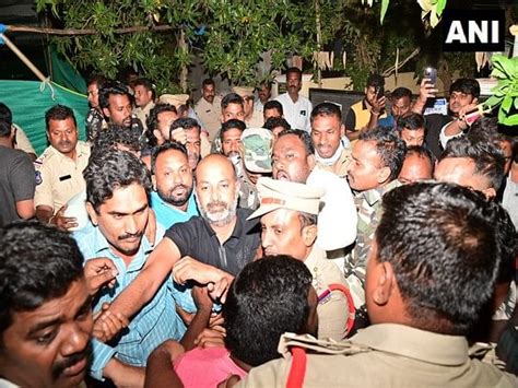 Detention Of Bandi Sanjay Undemocratic Clear Cut Conspiracy Bjp