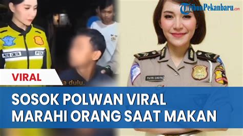 Sosok Polwan Viral Briptu Putri Sirty Cikita Yang Marahi Orang Makan Saat Diajak Ngobrol YouTube