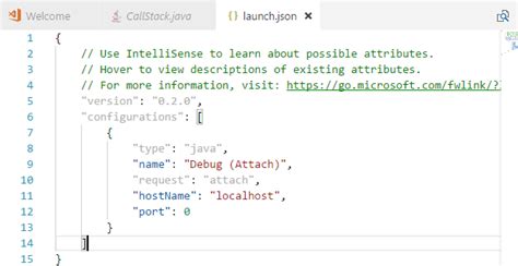 Cant Auto Generating Java Launch Configuration In Launchjson File