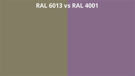 Ral 6013 Vs 4001 Ral Colour Chart Uk