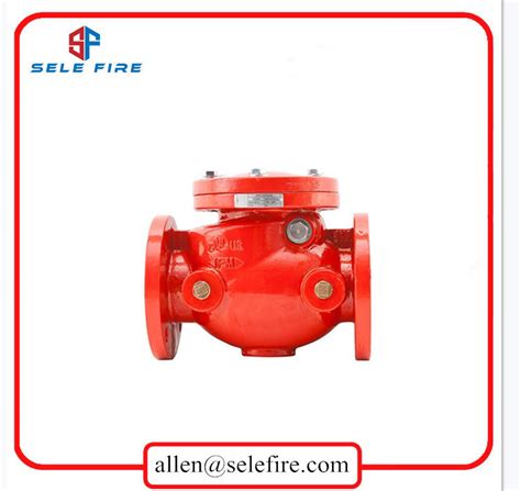 250psi UL FM Approved Flange Ends Flow Control Swing Check Valve