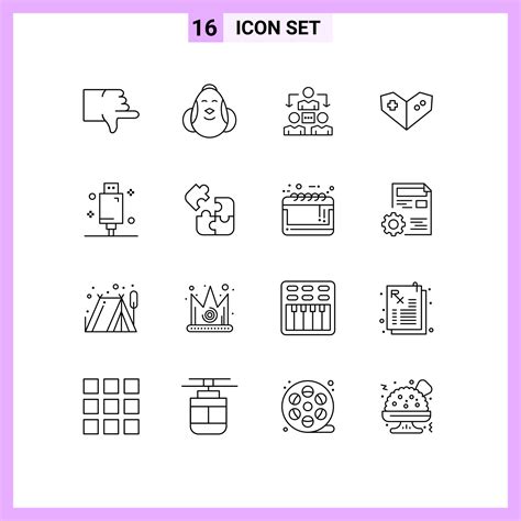 16 Thematic Vector Outlines And Editable Symbols Of Devices Playstation Happy Videogame