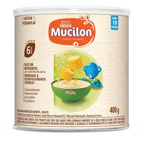 Cereal Infantil Mucilon Milho 400g Drogasmil