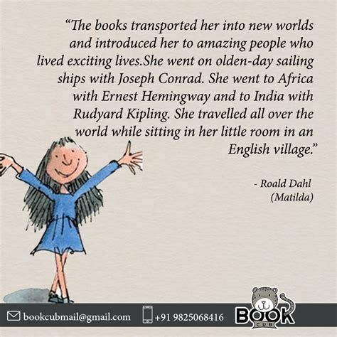 Quotes On Reading From Roald Dahls Matilda Artofit