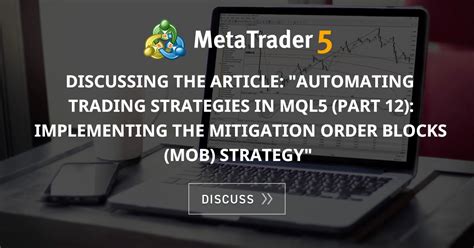 Discussing The Article Automating Trading Strategies In Mql5 Part 12