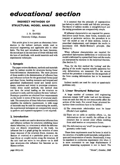 pdf indirect methods of structural model analysis dokumen tips