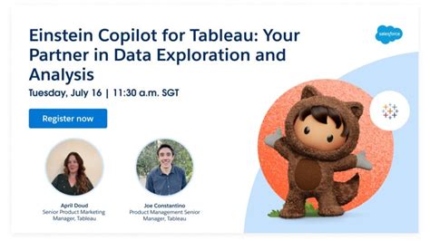Grant Andrew On Linkedin Webinar Einstein Copilot For Tableau Your