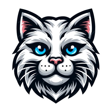 Premium Vector Cute Adorable Cat Head Face Cartoon Character Vector