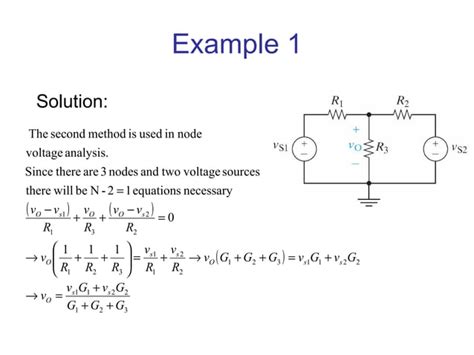 Node Voltage Method PPT
