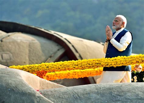 Prime Minister Narendra Modi Pays Homage To Sardar Vallabhai Patel