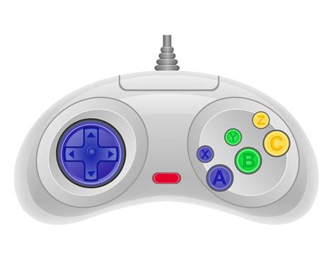 Manette De Jeu Pour Illustration Vectorielle De Console De Jeu Eps 10