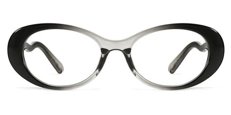 Valentina Oval Black Prescription Glasses Ublins