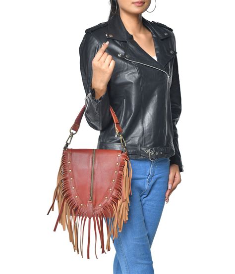 The Western Fringed Bag Sharo Classic Leather