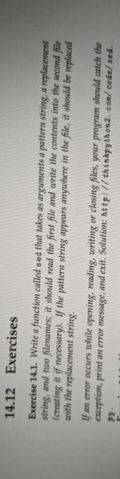 Solved 14 12 Exercises Exercise 14 1 Write A Function