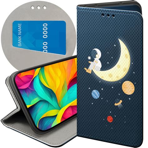 ETUI Z KLAPKĄ DO XIAOMI LITE WZORY KSIĘŻYC GWIAZDY KOSMOS PLANETY CASE Xiaomi Sklep EMPIK COM